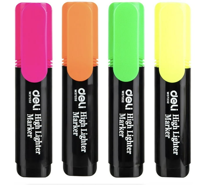 DELI DRY FAST HIGHLIGHTER (Multicolour) | Makro