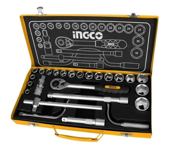 Ingco Socket Set 24 Piece | Makro