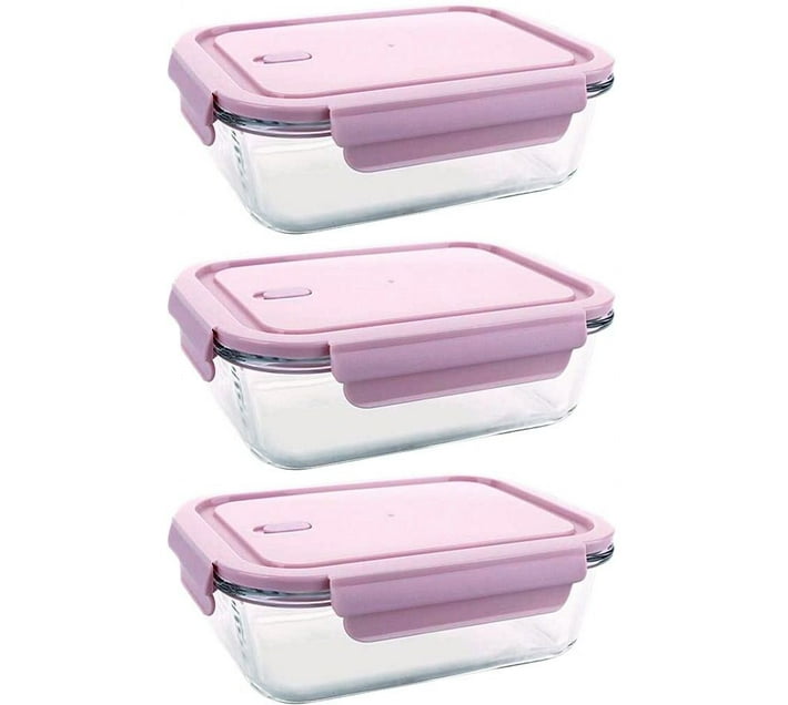 gloryhome lunch box 3 Containers Lunch Box (3 ml) | Makro