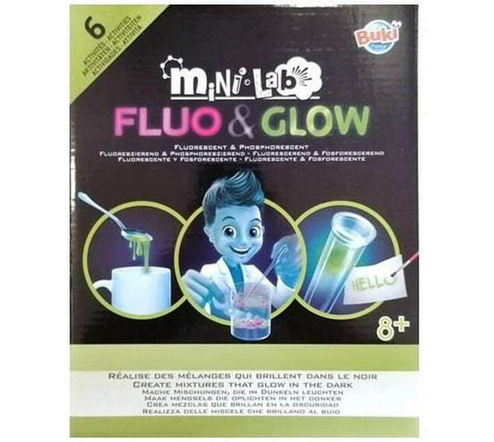 Buki France MINI LAB FLUO & GLOW 6 ACTIVITIES Activity Toys | Makro