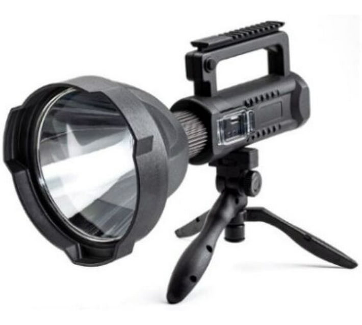 Generic Solar Rechargeable Flashlight LED Torch Light (Black, Pack of 1 ...