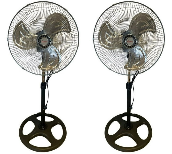 ISTAR 18 Inch Steel Fan A 457.2 mm 3 Blade Pedestal Fan (Black, Pack of ...