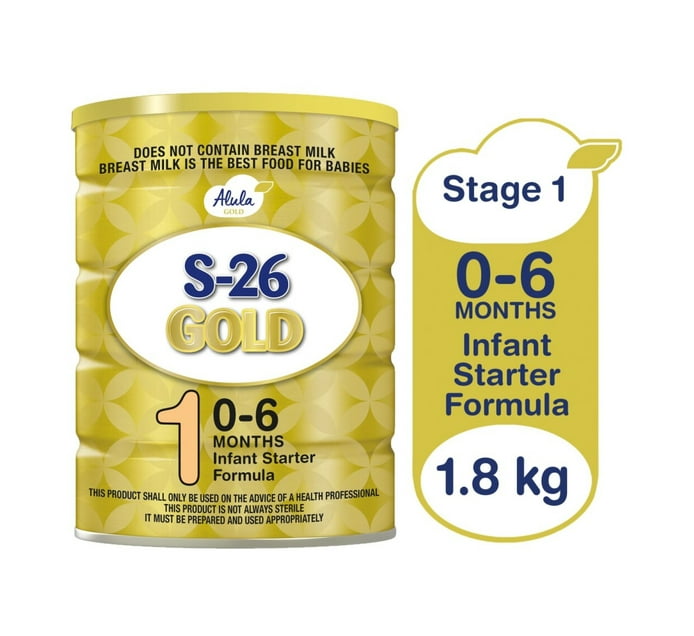 S26 Gold 1 Infant Milk Formula Gold (3 x 1.8kg) | Makro