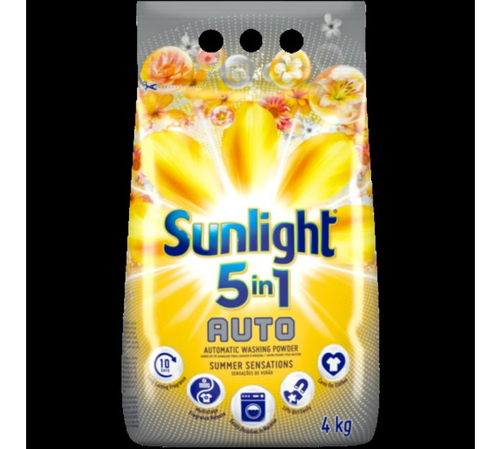 Buy Sunlight Summer Sensations 5-in-1 Auto Washing Powder 4 kg () in ...