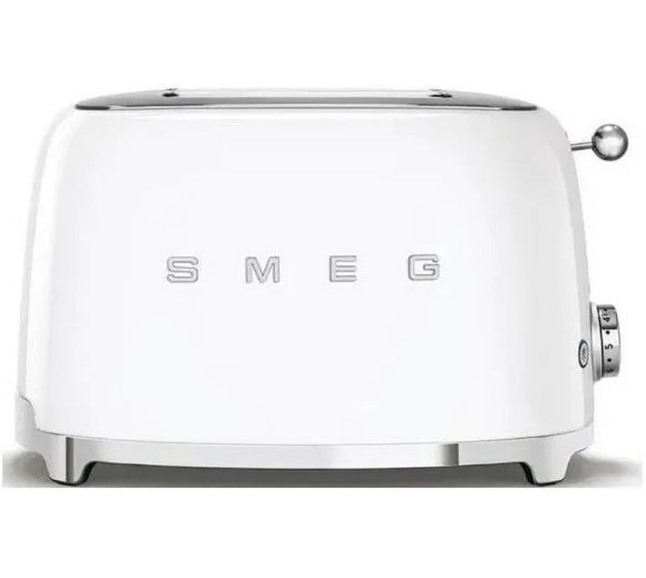 SMEG TSF01 950 W Electric Auto Pop Toaster (White) | Makro