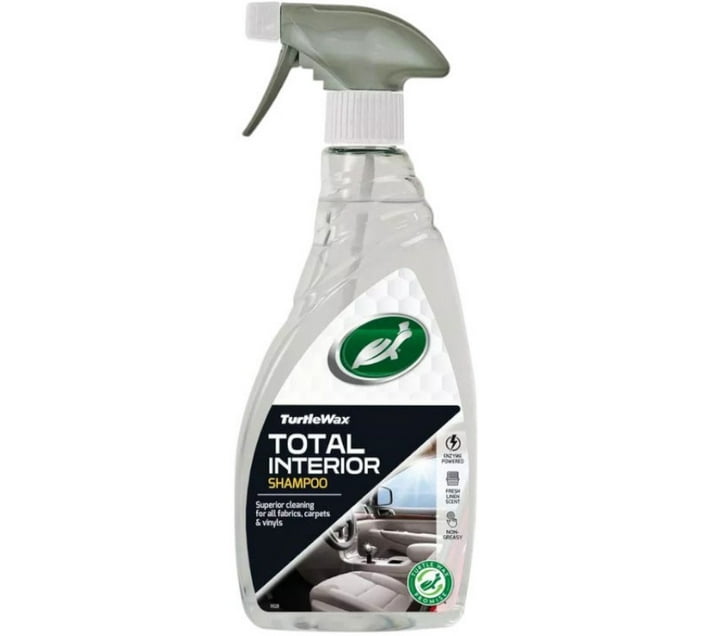 Turtle Wax Total Interior Shampoo - 500ml Liquid Car Polish for Leather ...