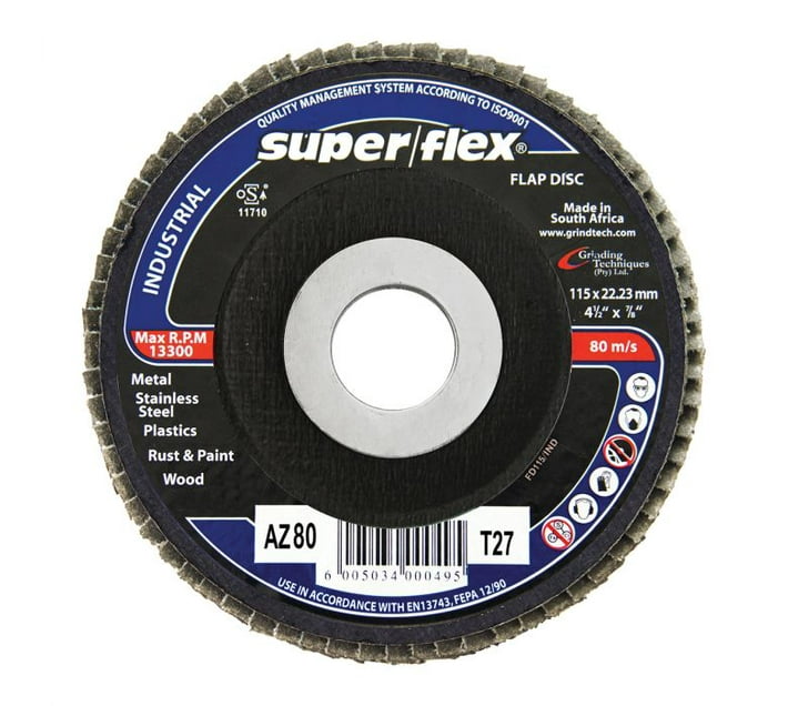 Someone’s in a Makro Superflex Flap Disc Industrial 115mm 80G Mood