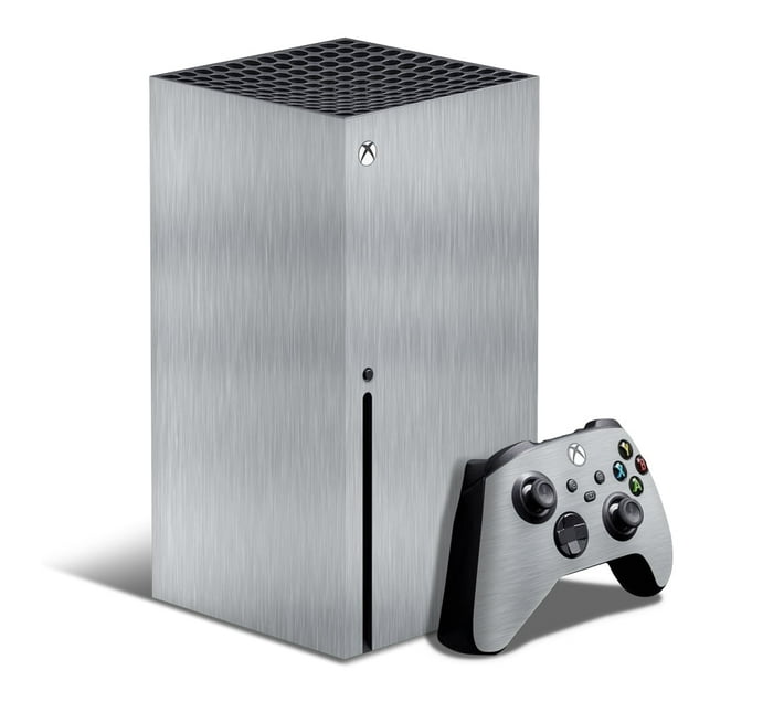 Someone’s in a Makro SkinNit Decal Skin For Xbox Series X: Brushed ...
