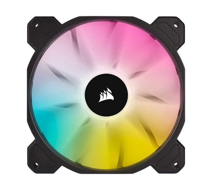 Someone’s in a Makro Corsair SP140 RGB ELITE - 140mm RGB LED Fan with ...