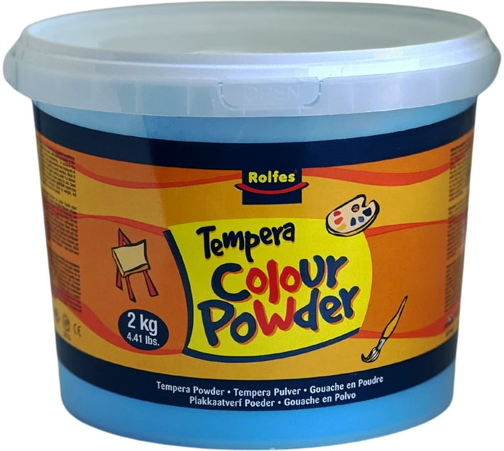 Rolfes Tempera Powder 2kg Cobalt Blue (Set of 1, Blue) | Makro