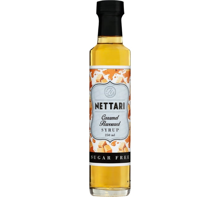 Buy Nettari Caramel Sugar Free Flavoured Syrup 250ml (250 ml, Pack of 1 ...