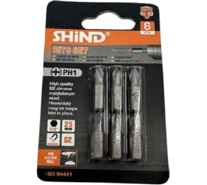 Shind SD94441 Screwdriver Bit Set (Pack of 1) | Makro