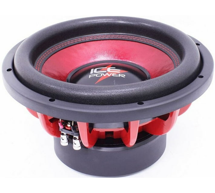 Ice Power IP-TH124D4 Subwoofer Rear Deck Mounted Round Car Speaker ...