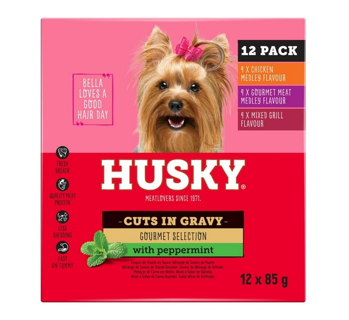 Someone’s in a Makro Husky Wet Dog In Gravy Gourmet (1 x 12's) Mood