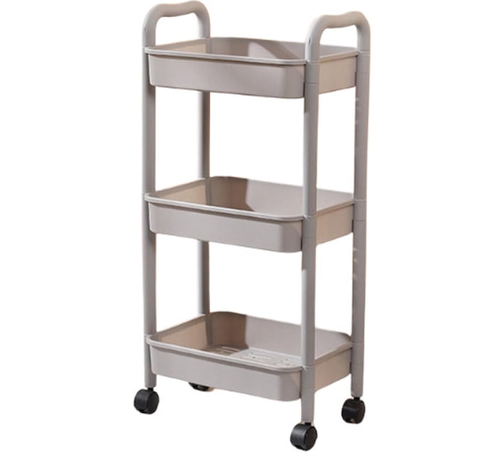 Simple Trending JT_01 Plastic Kitchen Trolley (DIY(Do-It-Yourself)) | Makro