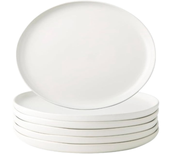 LONDZ Pack of 6 Ceramic 6 Piece Dessert Plates Dinner Set () | Makro