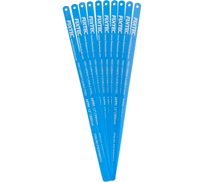 FIXTEC 12" 300mm Bi Metal Hacksaw Blade 24T Hack Saw (30 cm Blade) | Makro