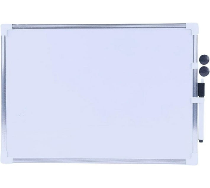 Generic White Rectangle Free Hanging Magnetic board (30 cm x 40 cm) | Makro