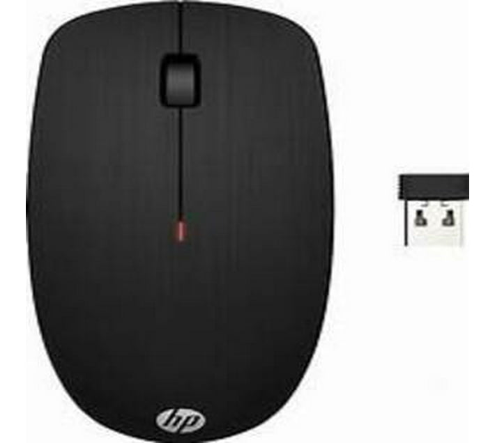 HP Black Slim Wireless Mouse Wireless (USB 2.0, Black) | Makro