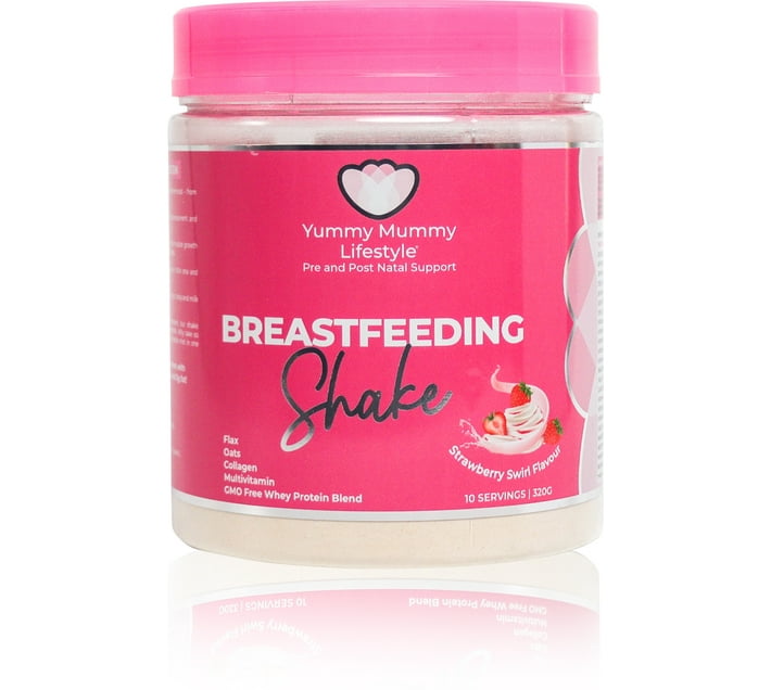 yummy mummy lifestyle PREGNANCY & BREASTFEEDING SHAKE - STRAWBERRY ...