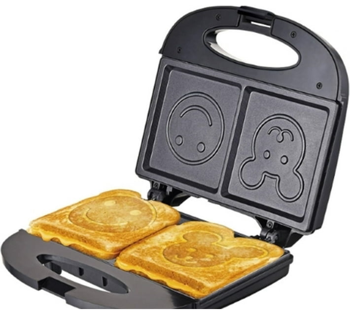 RAF Small Sandwich Smiley Machine Multi-function Non-stick Electric ...