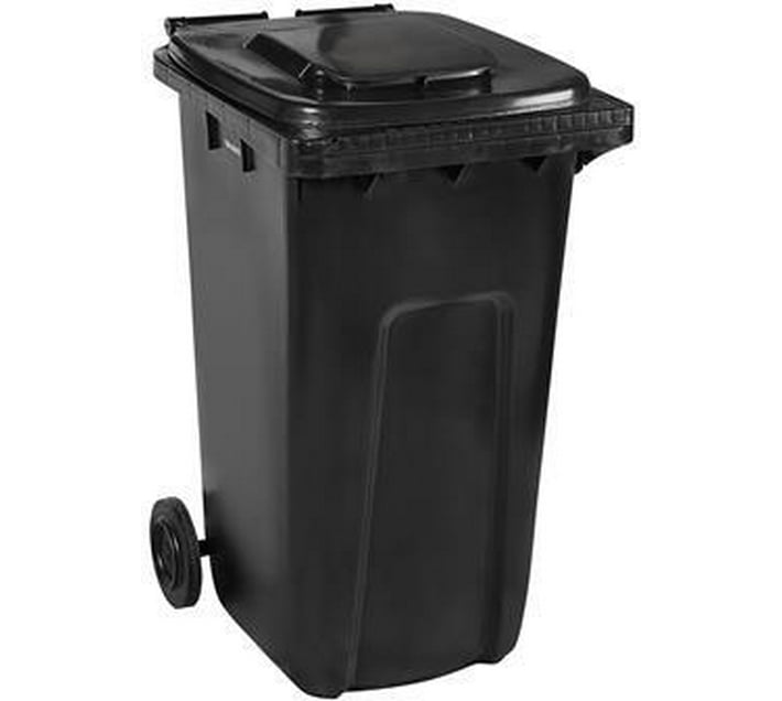 Wheelie Bin MFP1000 Plastic Dustbin (Black) | Makro