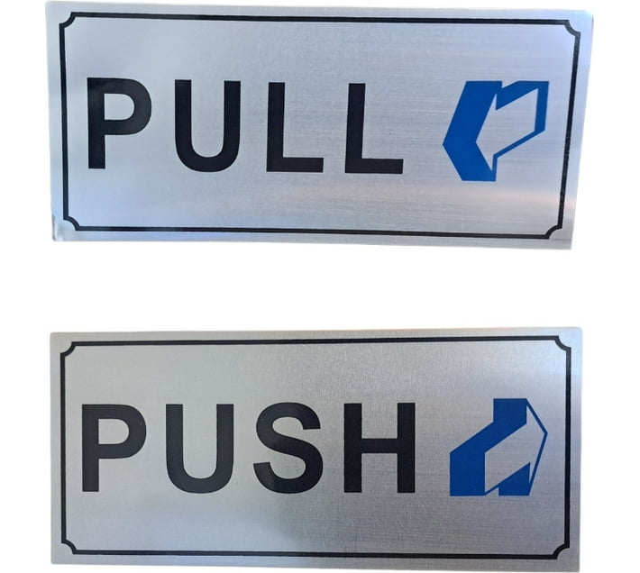 SH Push/Pull Emergency Sign (Reflective Sign) | Makro