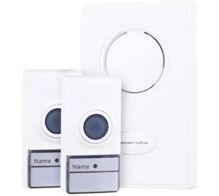 Buy Securitymate Door Chime 120M With 2 x Transmitters Wireless Sensor ...