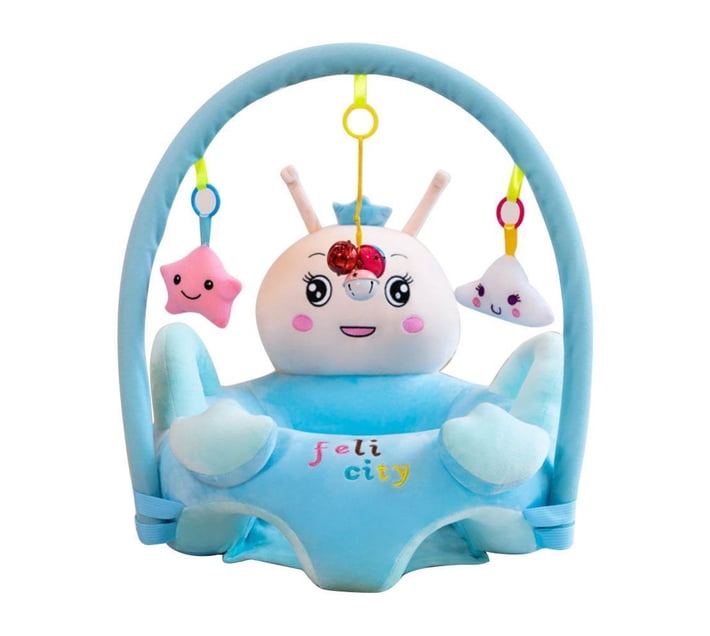 Felicity Fluffy Baby Animal- Like Safety Play Chair - Baby Blue | Makro