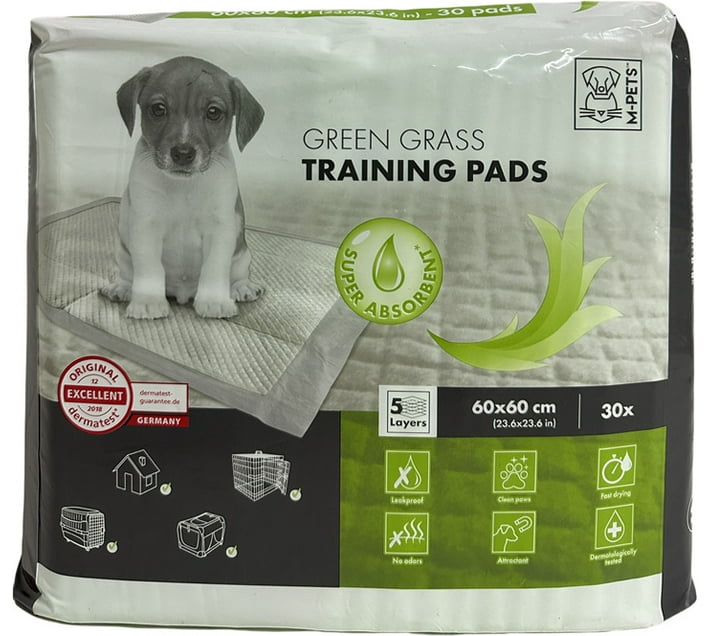 Buy M-PET Green Grass Training Pads Pet Litter Tray Refill (White) in ...