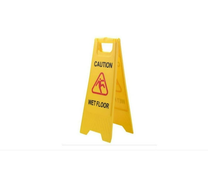 Wet Floor Sign Caution Emergency Sign (Reflective Sign) | Makro