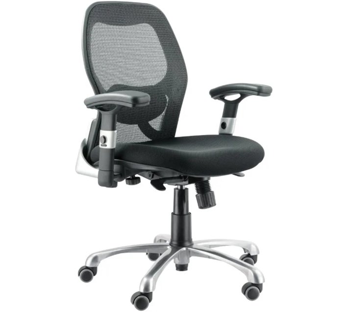 REX M A4208 Black office chair Office Adjustable Arm Chair (Black, DIY ...