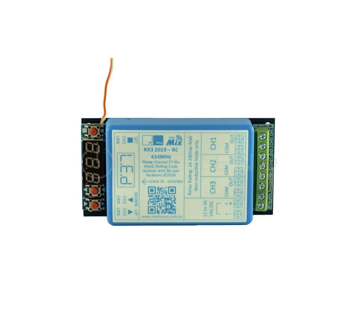ET Multi-Receiver RX3 3 Channel TH ASSEMBLY 434MHz | Makro