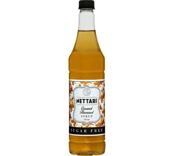Buy Nettari Caramel Sugar Free Flavoured Syrup (750 ml) in Bulk | Makro ...
