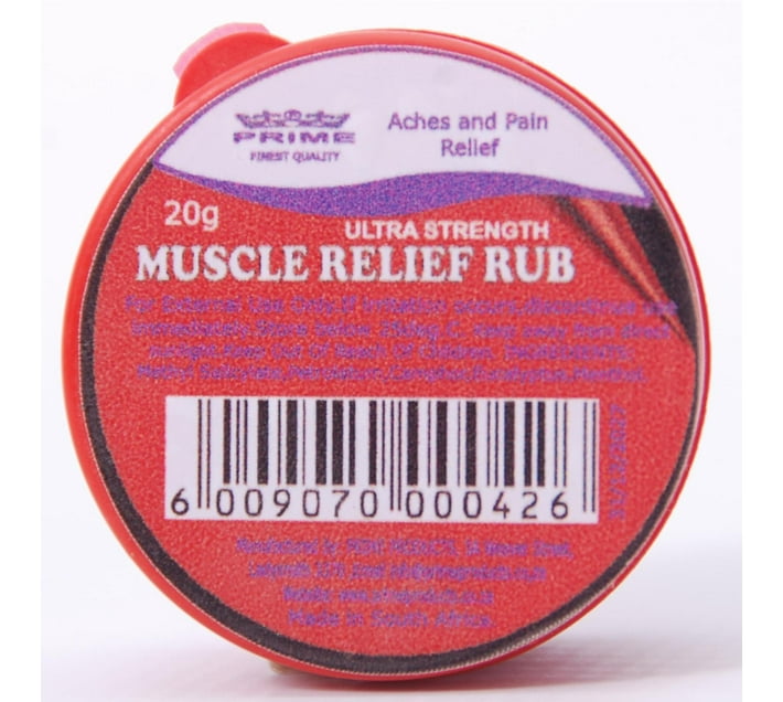 Prime Muscle Relief Rub Ultra Strength (12x20g) | Makro
