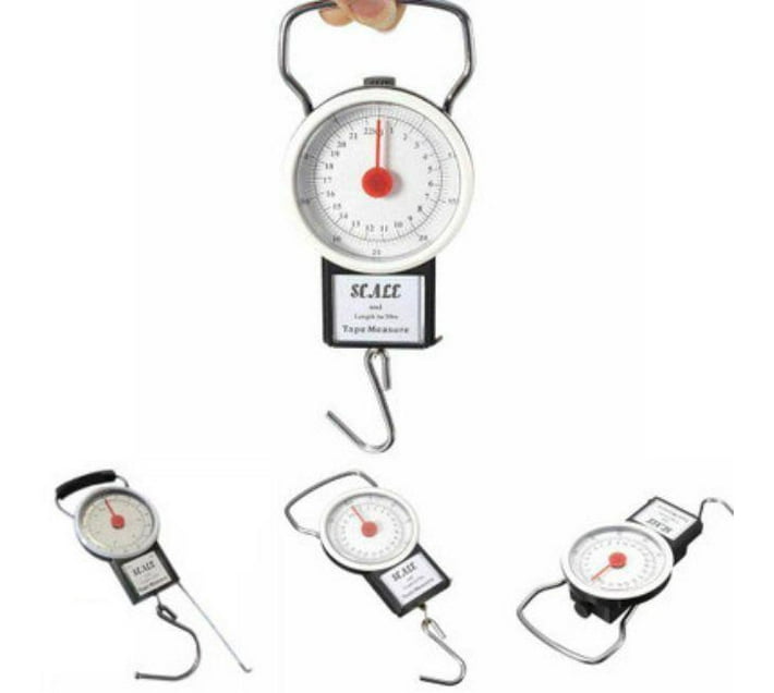 Someone’s in a Makro Tape Measure Luggage Weight Hook Scale - 22kg Mood