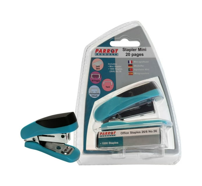 Parrot Stapler Plastic Mini + Staples | Makro