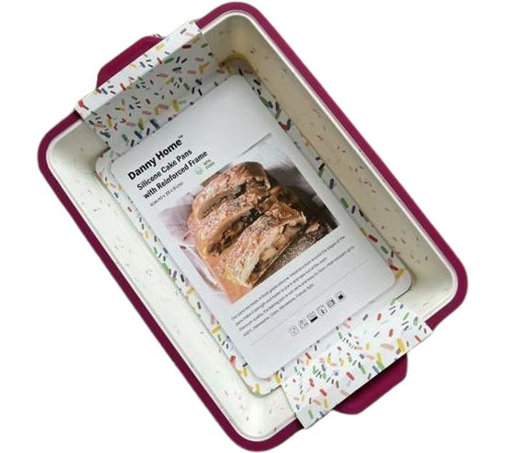 Danny Home DH3472-SPECKLE Silicone Speckled Cake Pan 40cm Silicone ...