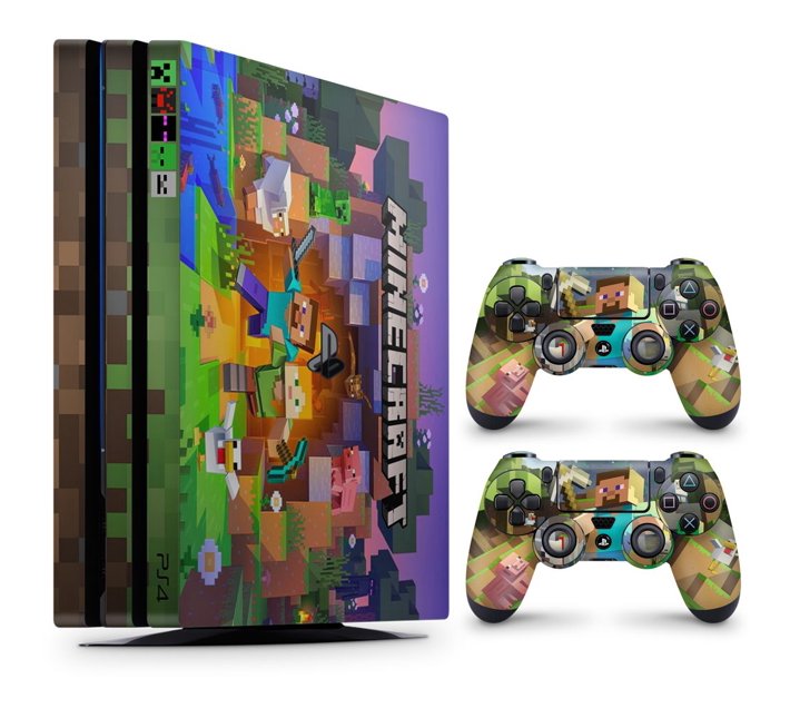 Someone’s in a Makro SkinNit Decal Skin for PS4 Pro: Minecraft Mood