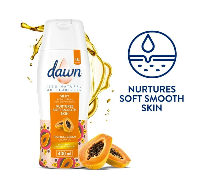 Buy Dawn Body Lotion Tropical Cream (48 x 400ml) in Bulk | Makro Business
