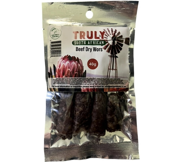 Truly South African Beef Dry Wors (3 x 120 g) | Makro
