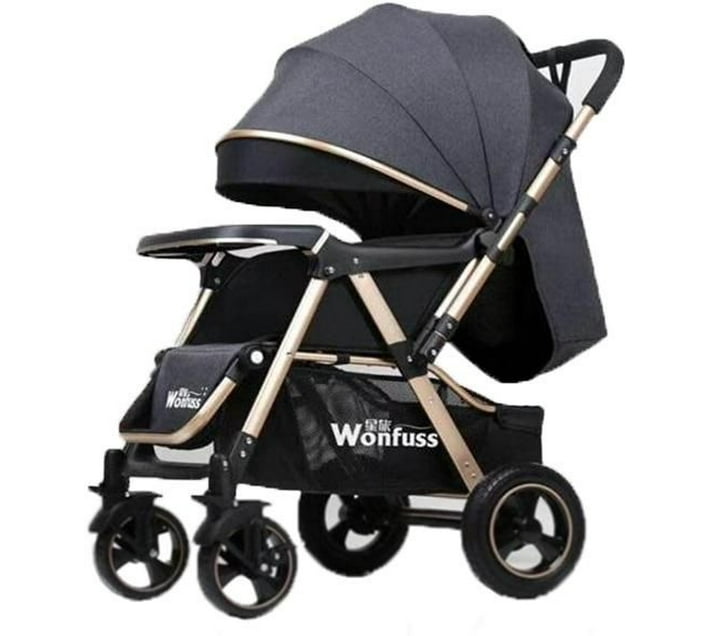 belecoo High Quality Baby Foldable - Black Stroller Pram (3, Black) | Makro