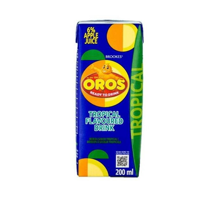 Someone’s in a Makro Oros Ready to Drink Tropical Flavoured Juice 200ml ...