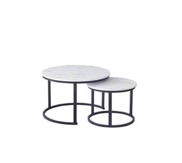Someone’s in a Makro Everfurn Indus Nesting Coffee Table White Mood