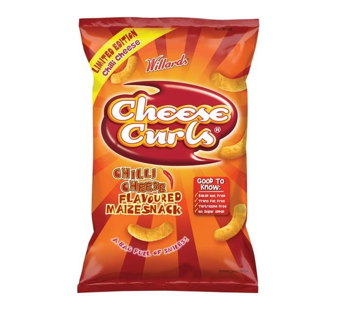 Someone’s in a Makro Willards Curls Chilli Cheese (150g) Mood