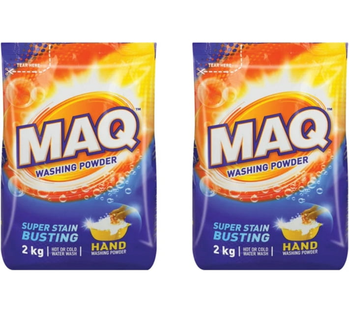 Buy MAQ Regular Washing Powder 2 kg (Pack of 2) in Bulk | Makro Business