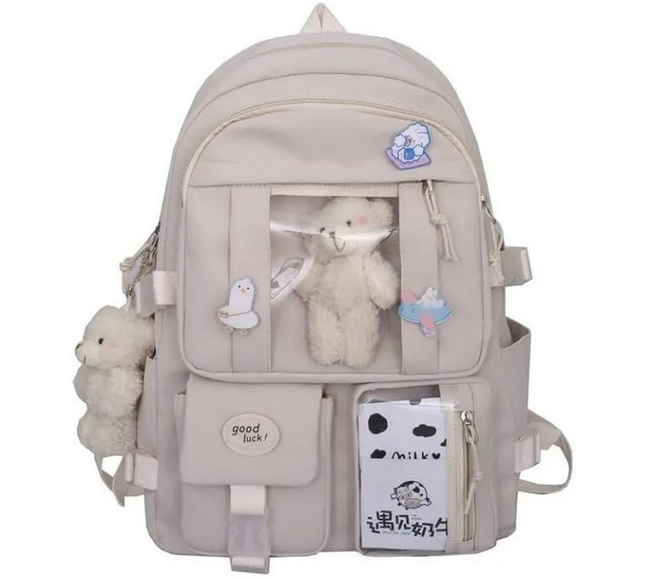 Generic Large capacity high school student bag female Korean version ...