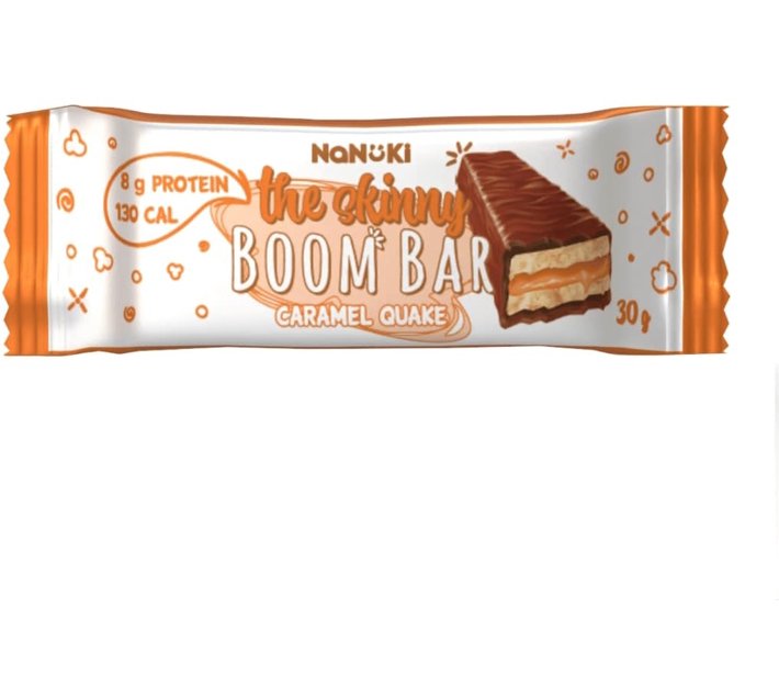 Nanuki Boom Bar (30g) Nutrition Bars (30 g, Caramel Quake) | Makro