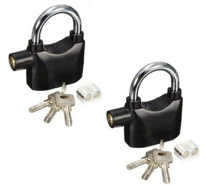 Phronex Stainless Steel Metallic Smart Lock (Black) | Makro