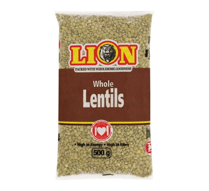 Buy Lion Whole Brown Lentils 500g in Bulk | Makro Business